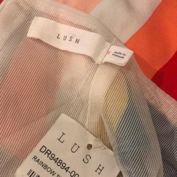 Lush | Dresses | New Lush Rainbow Stripe Maxi Dress Size S | Poshmark